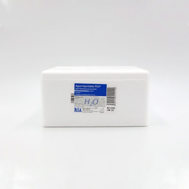 AGUA ESTÉRIL PARA USO INYECTABLE Frasco con 3000 ml. – PiSA
