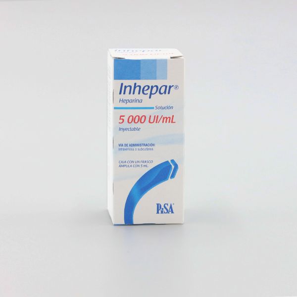 Inhepar® Frasco AMP 5000 UI 5 ml. – PiSA