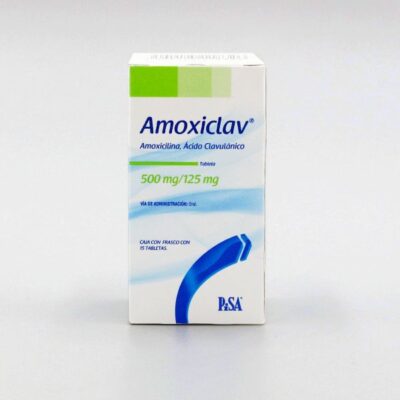 Amoxiclav® 500MG 500 mg /125 mg Tabletas Caja C/15 – PiSA