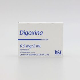 DIGOXINA Ampolleta .5 mg / 2 ml Caja C/ 6. – PiSA