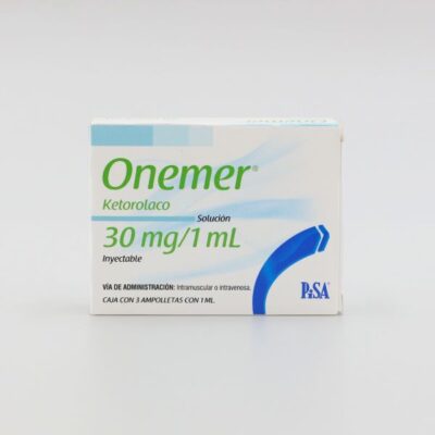 Onemer® Ampolleta 30 mg / 1 ml Caja C/ 3 – PiSA