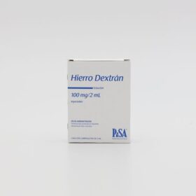 HIERRO DEXTRÁN, Frasco AMP 100 mg / 2 ml Caja C/ 3 – PiSA