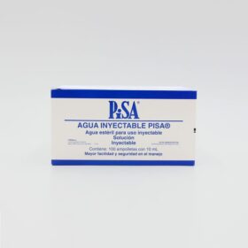 Agua Inyectable Pisa 100 ampolletas con 10 ml. – PiSA