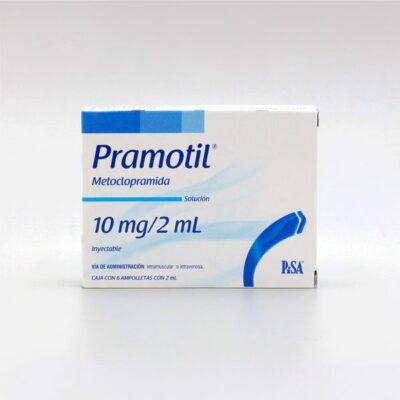Pramotil® Frasco AMP 10 mg / 2 ml Caja C/ 6. – PiSA