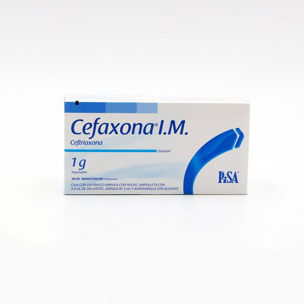 Cefaxona® I.M. Solución inyectable Frasco AMP 1g / 10 ml. – PiSA